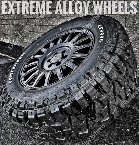 17" Black Cruize Colt Alloy Wheels For Nissan Navara NP300 + All ...