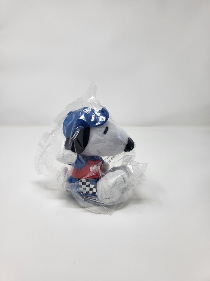 Plush MetLife Racecar NASCAR Peanuts Snoopy Stuffed Animal, Brand New ...