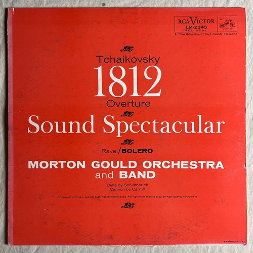 GOULD 1812 Overture Sound Spectacular 1959 Vinyl LP RCA LM-2345 - VG+ ...
