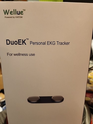 Wellue DuoEK Personal EKG Tracker Wellness ER2 Heart Rate & Rhythm ...