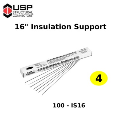 16" Insulation Support USP Structural Connectors 4 packs 400 | eBay