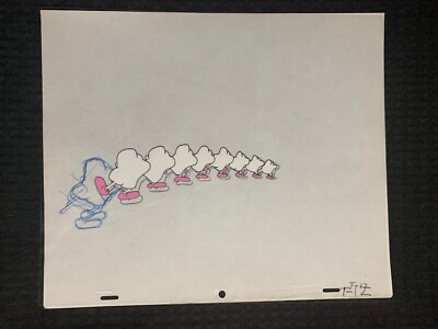 TOOTHPASTE COMMERCIAL? 12.5x10.5" Animation Cel & Drawing - Dancing ...