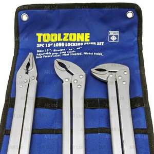 Vice/Mole Grip set with Extra Long Reach. Locking Vice Grip Pliers ...