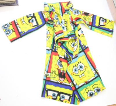 SPONGEBOB Kids Snuggle Blanket NICKELODEON ROBE Boys Girls One Size 1 ...