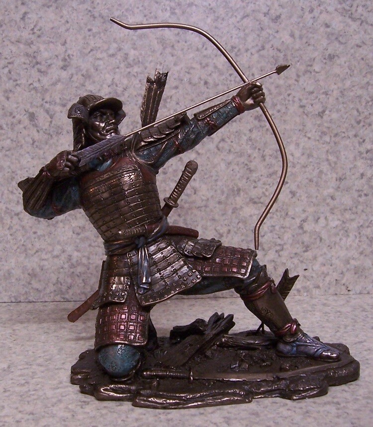 Samurai Archer Tattoos Figurine Japan Samurai Archer Medieval Japanese
