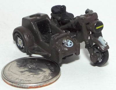 Small Micro Machine WWII type US Army BMW Motorcycle w/Sidecar in Olive ...