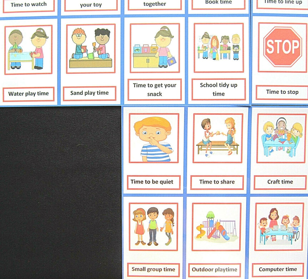 Snack Time Visual Card