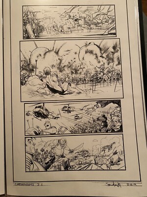 Sean Gordon Murphy Original Art Chrononauts Book 2 Page 2, Amazing 4 ...