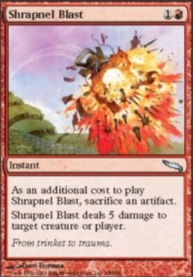 Shrapnel Blast Light Play, English Magic the Gathering MTG Mirrodin | eBay