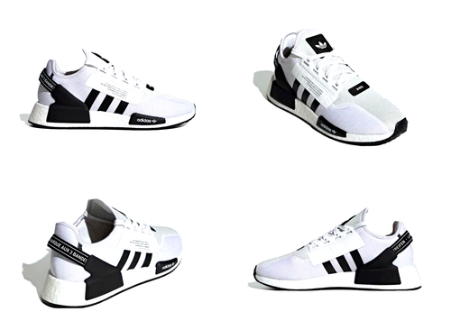 Size 11.5 - adidas NMD_R1 V2 Cloud White Core Black for sale online | eBay