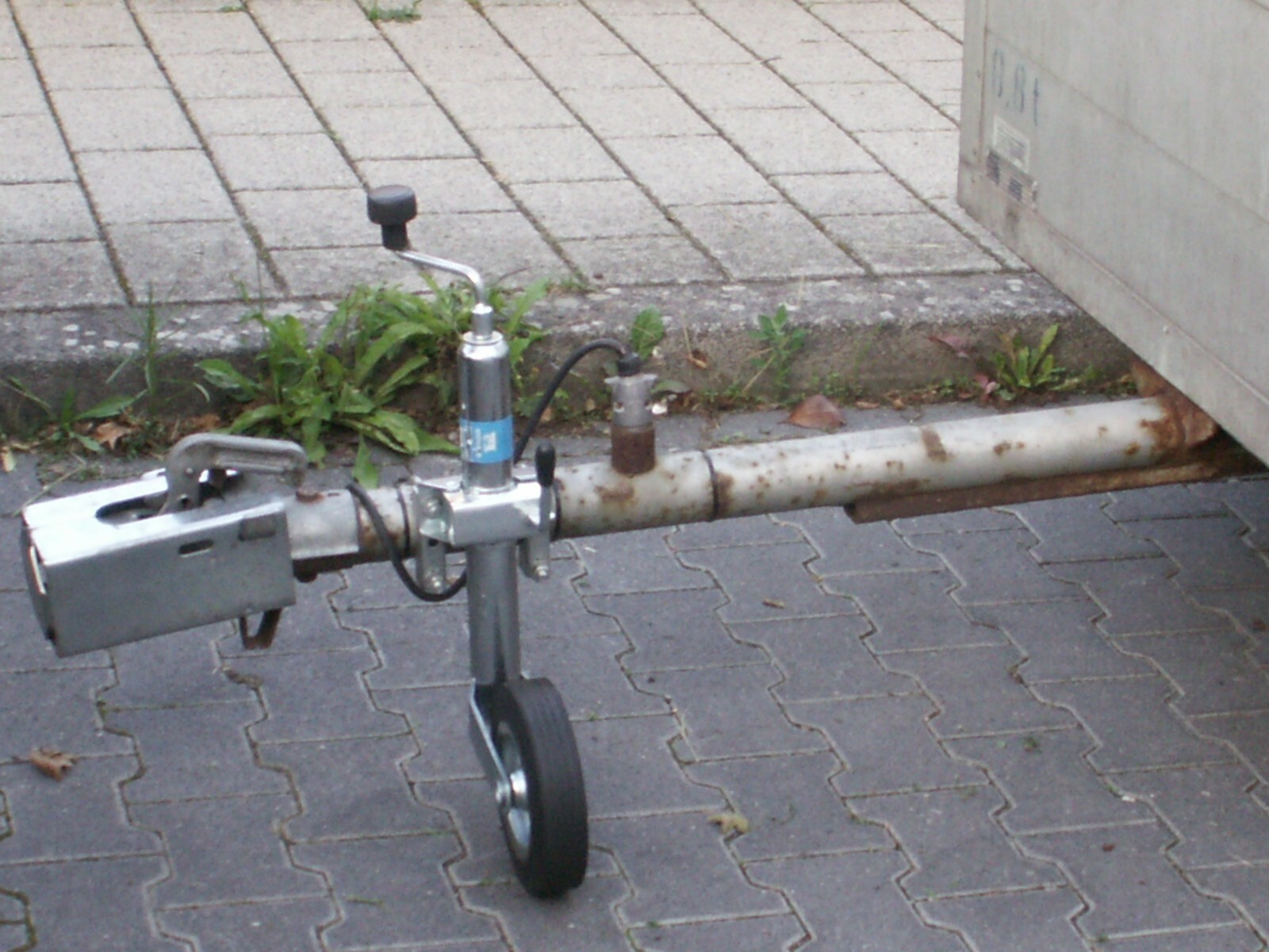 Carrello appendice rimorchio con Coperchio Alluminio Collaudato in ...