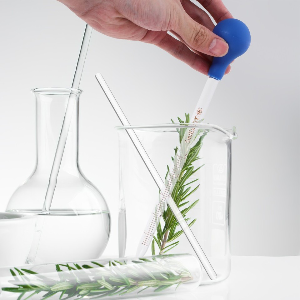 11PCS Droppers Rubber Pipette Dropper Essential Oils Dropper Scale ...