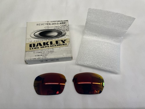 80 - Oakley Half X Ruby Iridium Lenses - LENSES ONLY - MINT - 1 SET | eBay