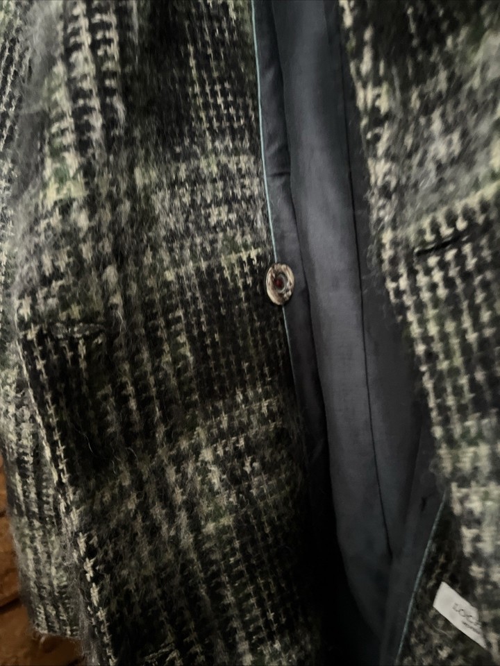 Brora Women's Double Breasted Wool & Mohair Jacket/Coat Generous Size ...