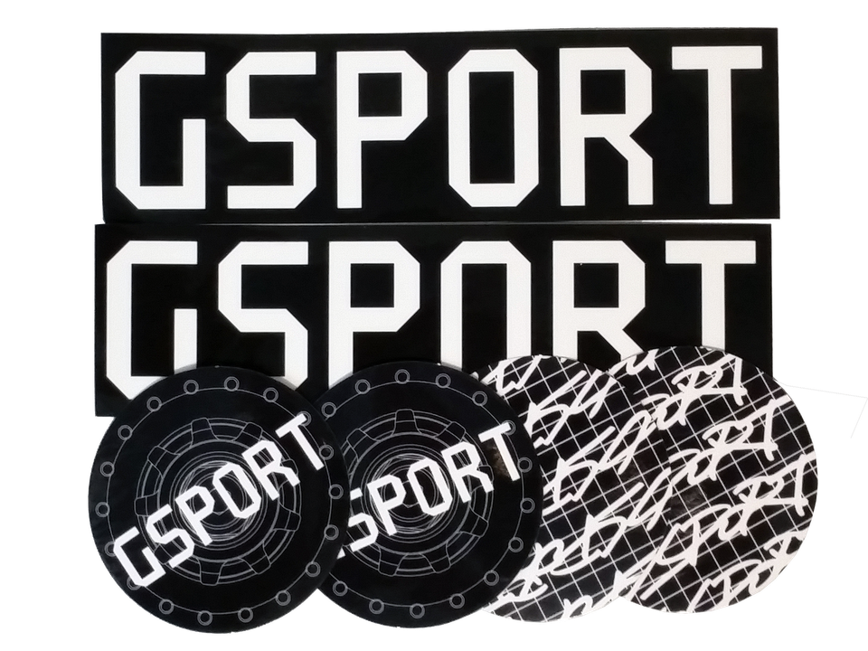 GSport BMX Sticker Pack Black/White 6 piece | eBay Australia