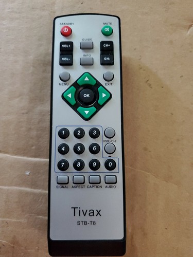 Tivax STB-T8 OEM Remote for Digital Converter Box STB-T8STBT8 , Tested ...