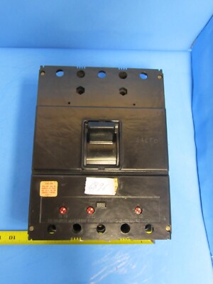 1 Westinghouse LA3400F Circuit Breaker 400 Amp 600V 3P W/250A Trip ...