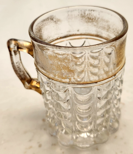 Antique Butler Bros. 1908 Child Size Mug Clear Drape Pattern EAPG ...