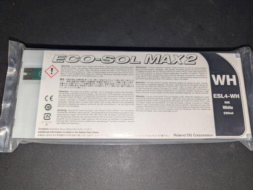 ROLAND Ink Eco-Sol MAX2 for VS-300i VS-540i VS-640i XF-640 XR-640 White ...