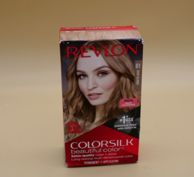 Revlon ColorSilk Beautiful Permanent Hair Color #61 DARK BLONDE W ...