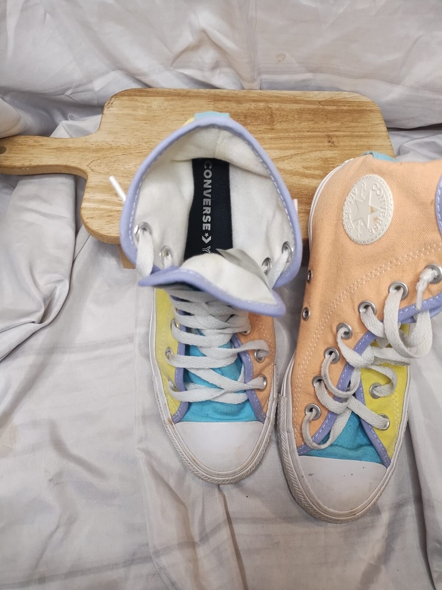 Converse Chuck Taylor All Star Hi Top Pastel Color Block Converse Chuck Taylor All Star Hi Top Pastel Color Block