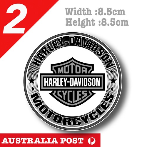 Harley Davidson Motorcycle Round Logo Sticker | eBay Australia