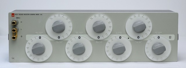 General Radio USA 1433-f 1433F Decade Resistor 100k Ohm Unit for sale ...