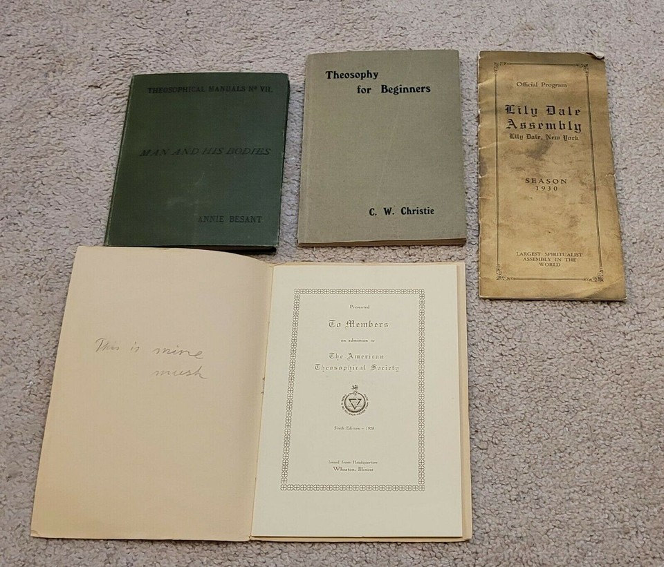 Besant Programs Esoteric Theosophical Occult Alchemy Metaphysical ...