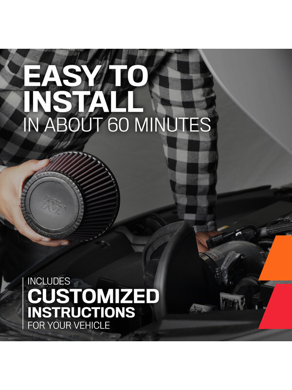 K&N Air Intake 69 Series Typhoon Kit (69-7079TS) | eBay