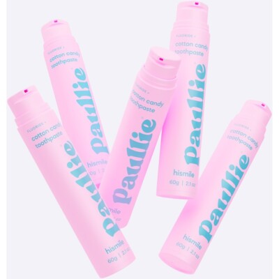 Hismile Cotton Candy Paullie Fluoride Toothpaste 60g | eBay Australia