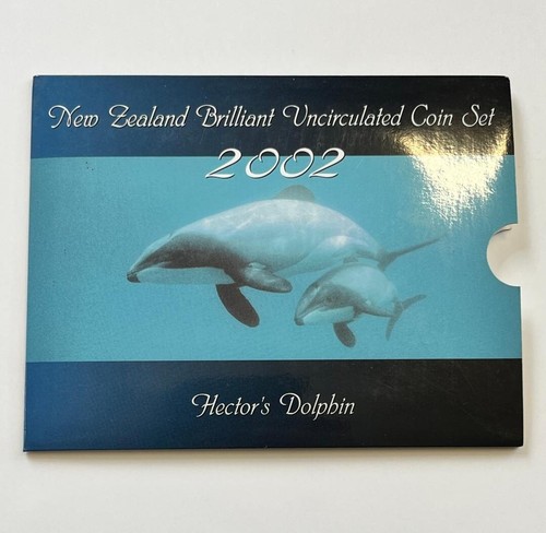 2002 New Zealand "Hector's Dolphin" Brilliant Uncirculated Coin Set | eBay