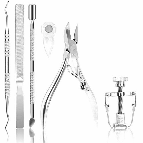 6PCS Professional Pedicure Tools Kit for Ingrown Toenail Toe Nail ...