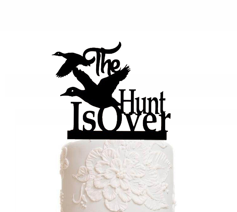 Duck Hunting Wedding Cake Toppers