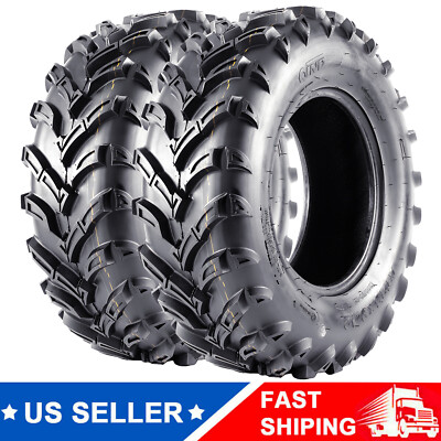 2 Set 25x8-12 ATV Tires 6Ply 25x8x12 ATV UTV Tires 25 8 12 All Terrain ...
