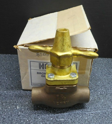 HENRY 2031 BRONZE WING CAP GLOBE VALVE 1-3/8" O.D. SOLDER for sale ...