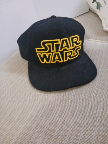 Star Wars Logo Black Adjustable Cap w/yellow letters, RN 115665, AGES ...