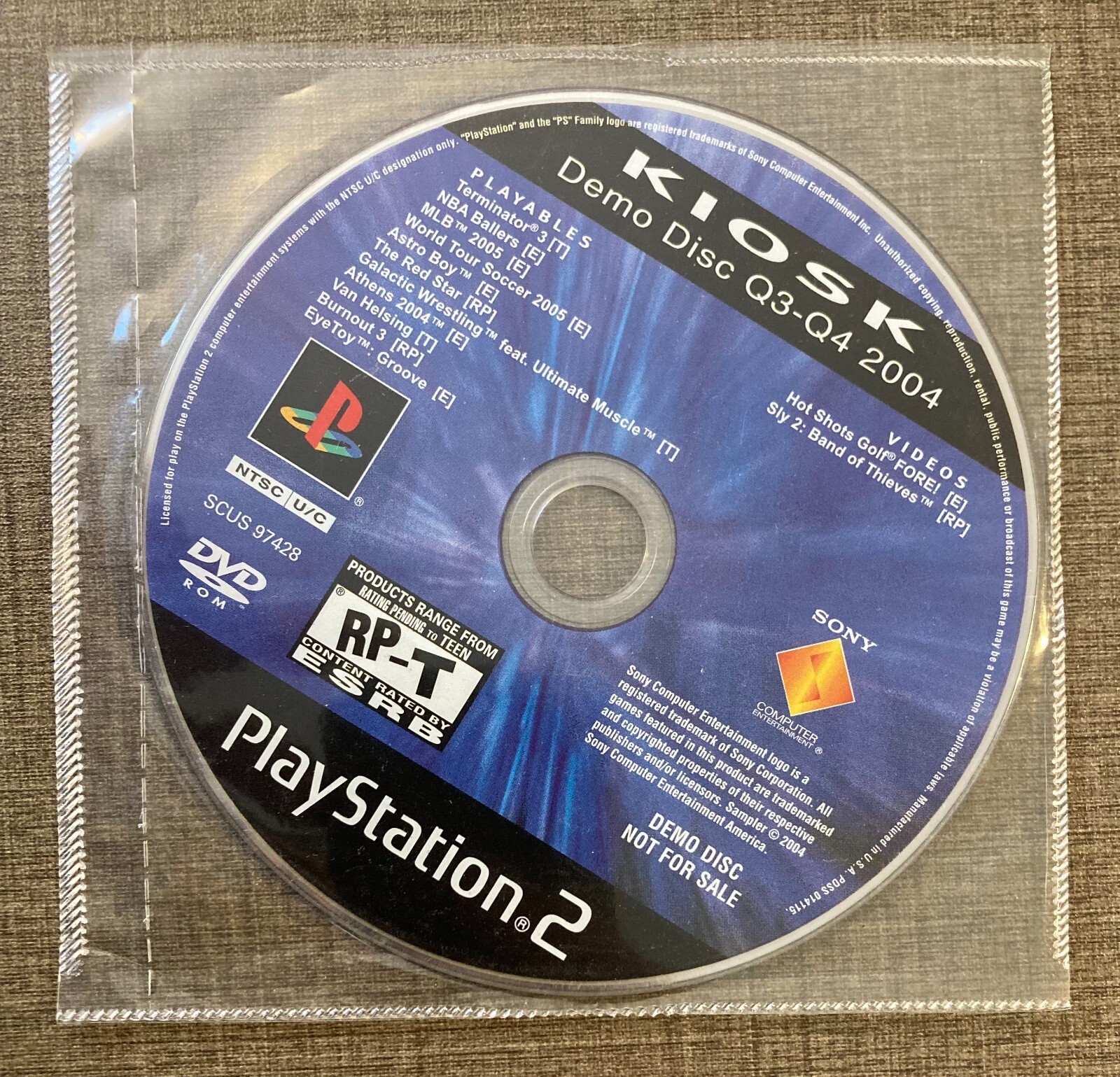 Kiosk Demo Disc Q3-Q4 2004 - Sealed and New - PS2 Playstation 2 | eBay