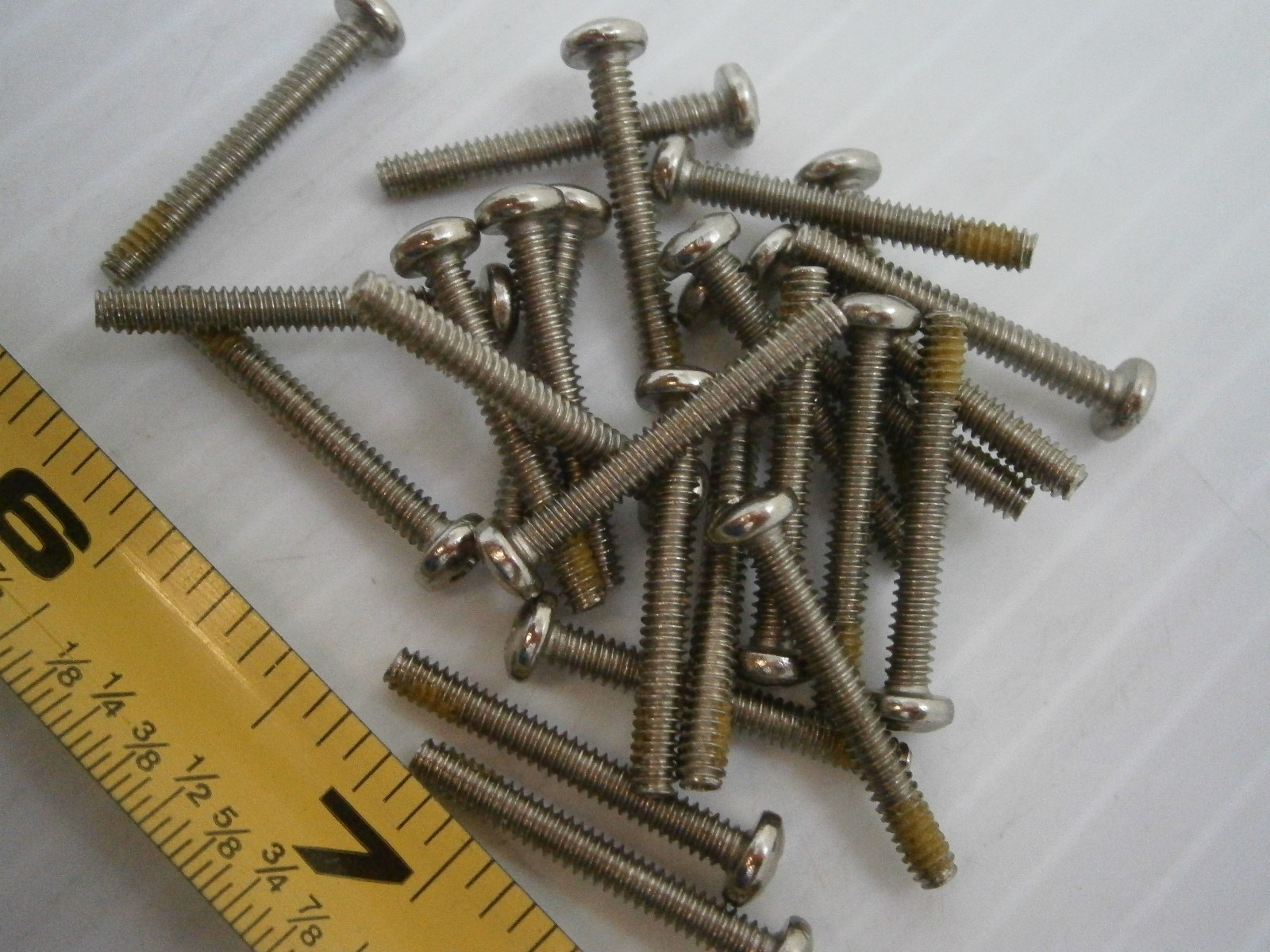 4-40 7/8" L phil pan machine screw steel zinc lock tight patch lot of ...