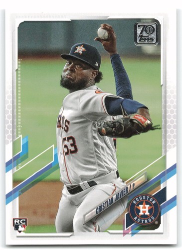 2021 Topps #183 Cristian Javier RC, Rookie Card Houston Astros 2F | eBay