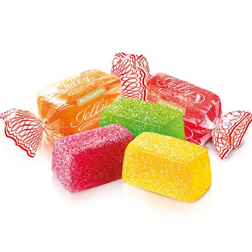 Ukrainian Sweets ROSHEN Soft Gummy Candy "Jelly" Juicy Pear Lemon 200g ...