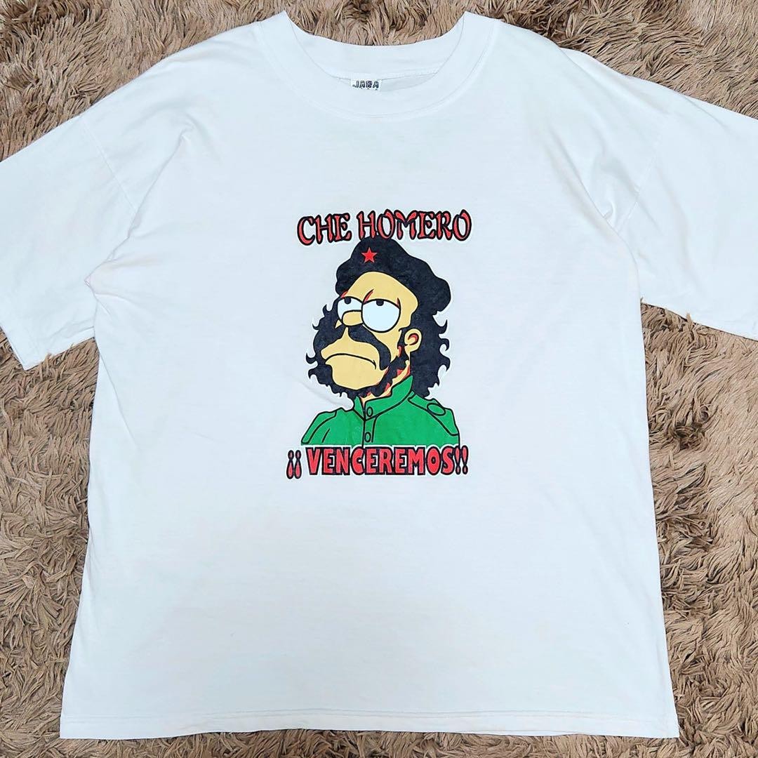 Rare JARA Simpsons Che Guevara T-shirt Short Sleeve C… - Gem