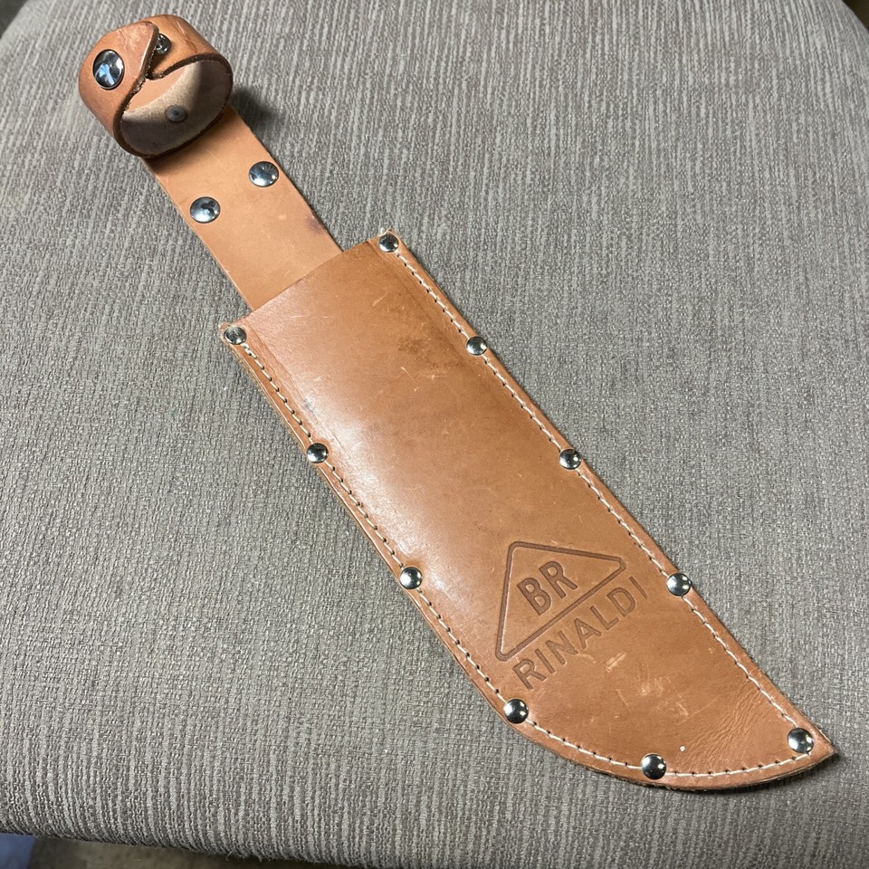 Custom Handnade, BR Rinaldi Bowie, Spring Steel, Leather Spacers ...