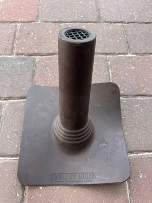 Bullet Boot Pipe Flashing Boot Brown 1 1/2” Rubber | eBay