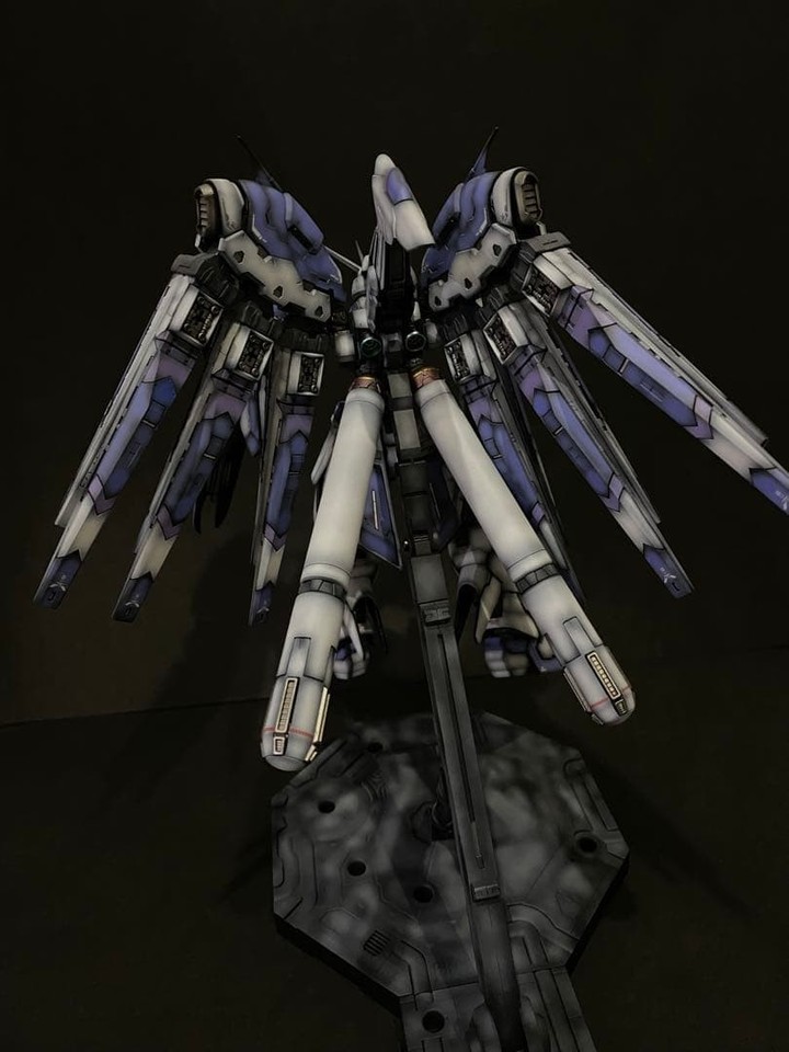 Built & Painted Bandai RG 1/144 Hi-Nu Gundam Gundam Char's Counter ...