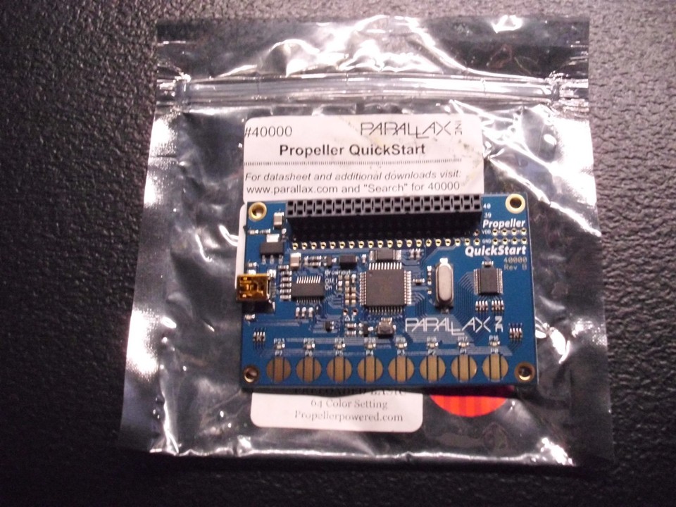 Parallax propeller P8X32A Quickstart multi-core microcontroller | eBay
