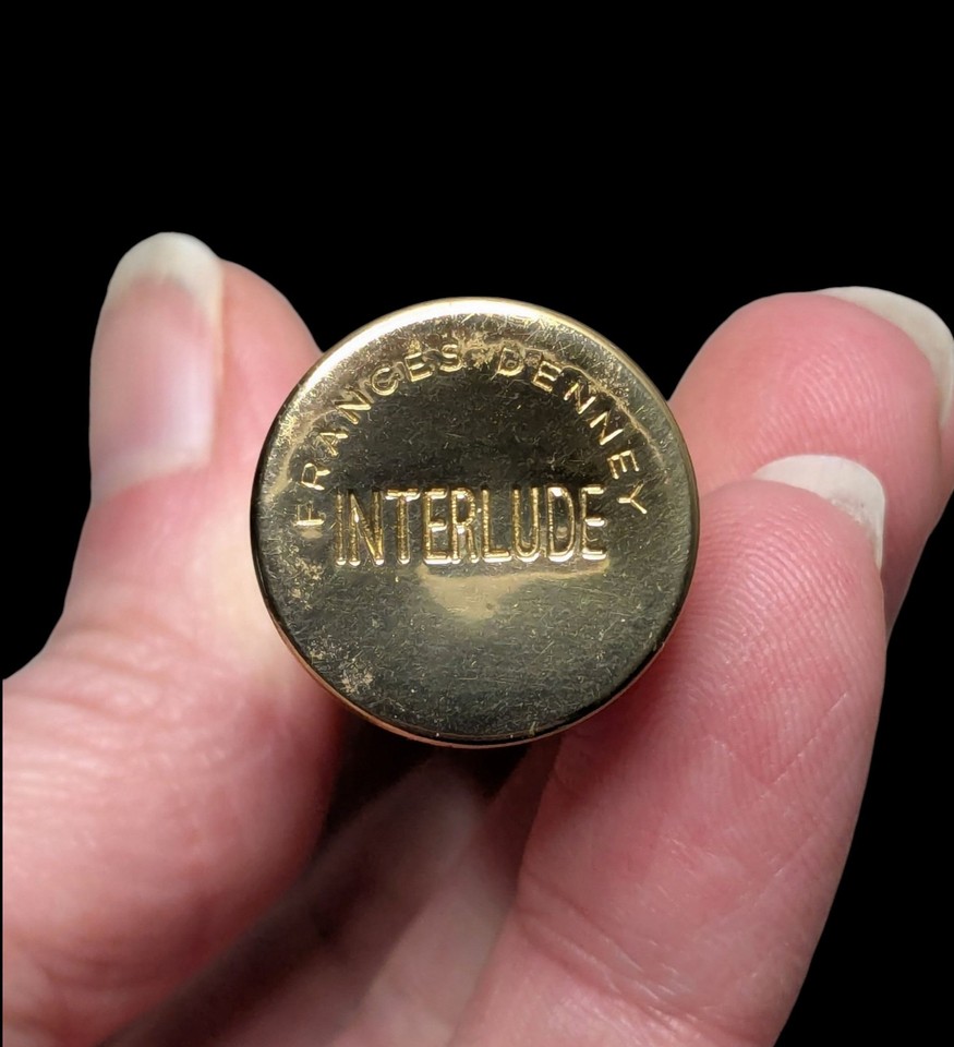 Vintage Frances Denney Interlude Mini Travel Perfume Full Bottle France ...