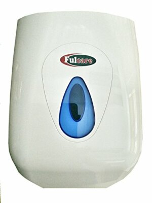 Fulcare White Plastic Easy Clean Centre Pull Roll Dispenser for ...