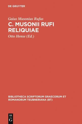 Bibliotheca Scriptorum Graecorum Et Romanorum Teubneriana Ser.: C ...