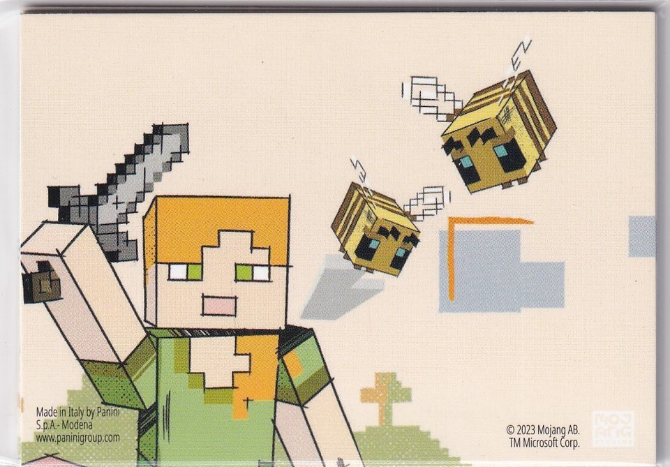 Panini Minecraft 3 Create, Explore, Survive Figurine No. 232 Steve Holo ...