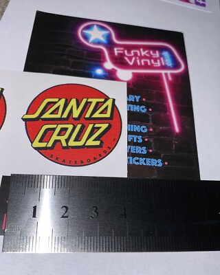 Vinyl Printed Car Vehicle Sticker,Tool Box ,Retro ,Santa Cruz Red X3 ...